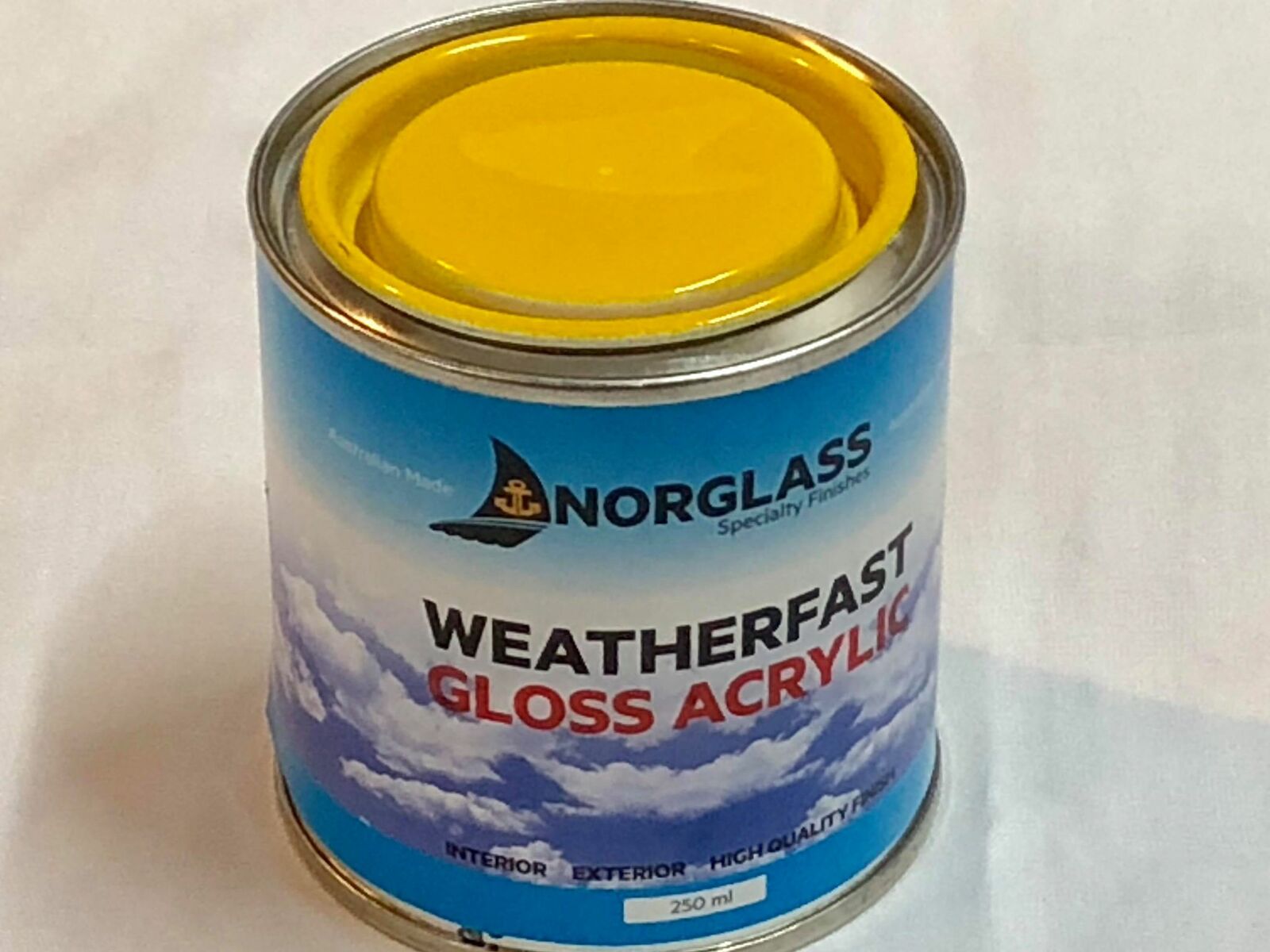 Norglass Weatherfast Gloss Acrylic Yellow